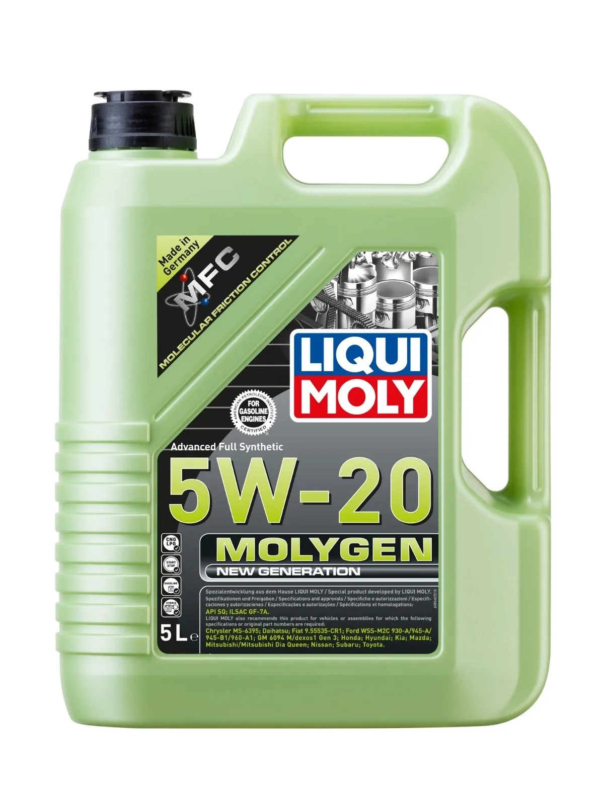 MOLYGEN 5W20 - AUTOS | Liqui Moly Ecuador